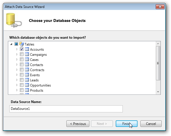 Setting Up Pseudo Columns with LightSwitch.