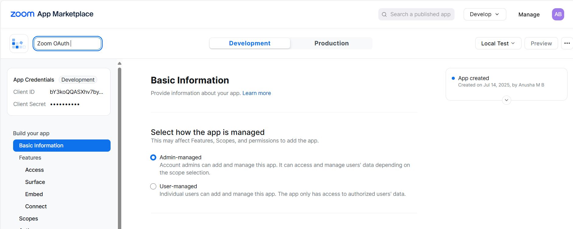 Authenticate and Access Zoom API with OAuth and Postman