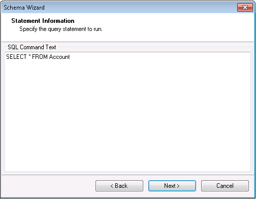How To Generate Sql Command Schemas For The Cdata Biztalk Adapter For