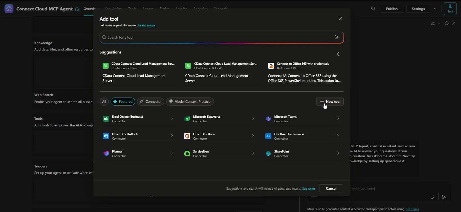 Use Microsoft Copilot Studio to talk to your Jira Data via CData Connect AI
