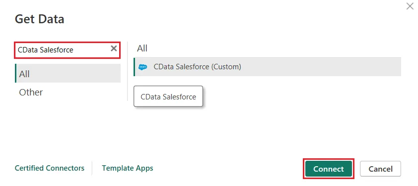 Getting Started with the CData Power BI Connector for Facebook