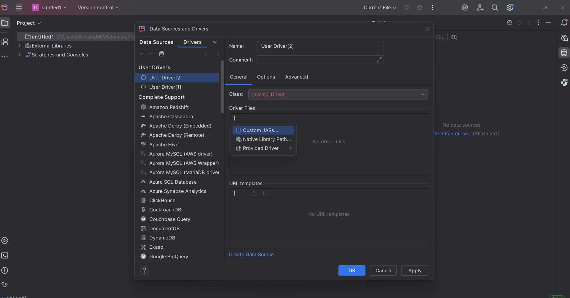Integrate Google Cloud Storage with JetBrains RubyMine using CData JDBC ...