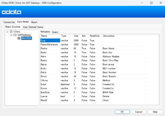 Cdata Sap Driver Deep Dive Use Sap Gateway Service Builder For Sap S 3941