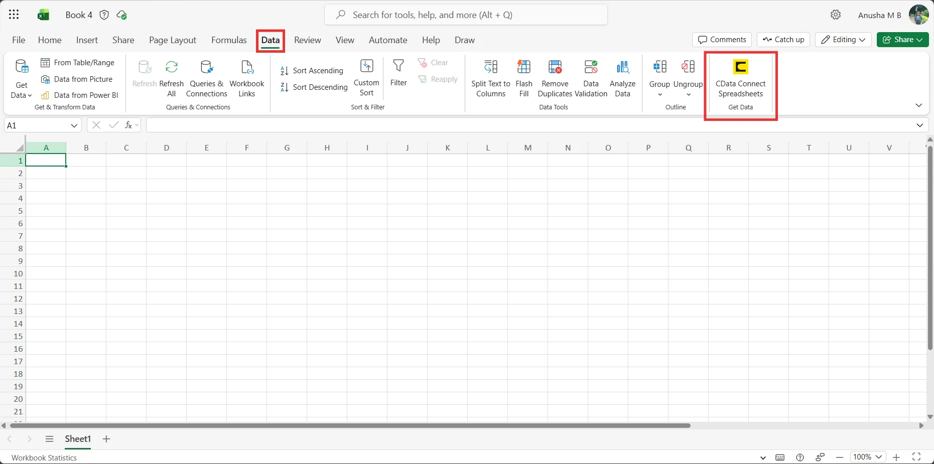 Access Live Excel Online Data in Excel for the Web (Excel 365/Online ...