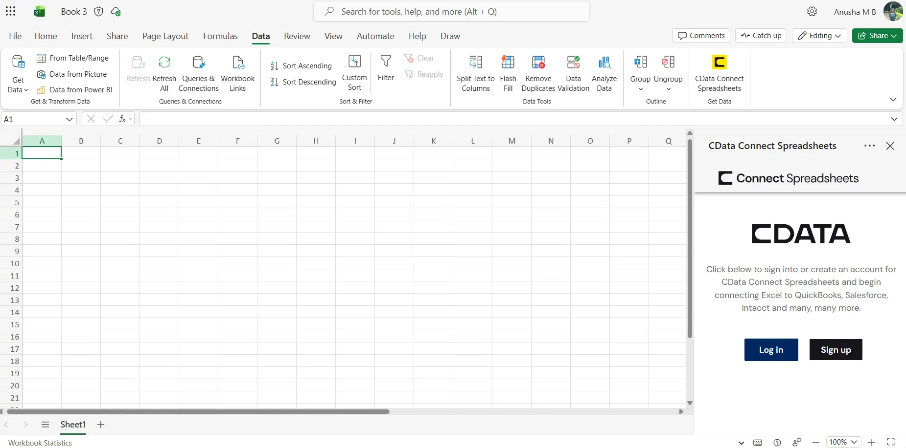 Access Live Excel Online Data in Excel for the Web (Excel 365/Online ...
