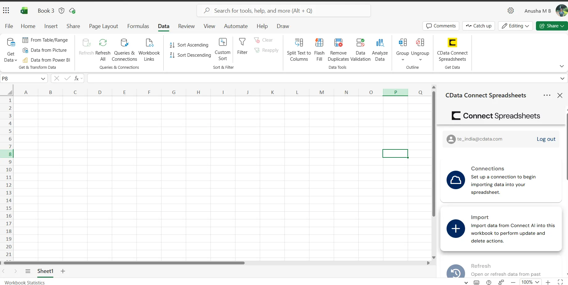 Access Live SharePoint Data in Excel for the Web (Excel 365/Online ...