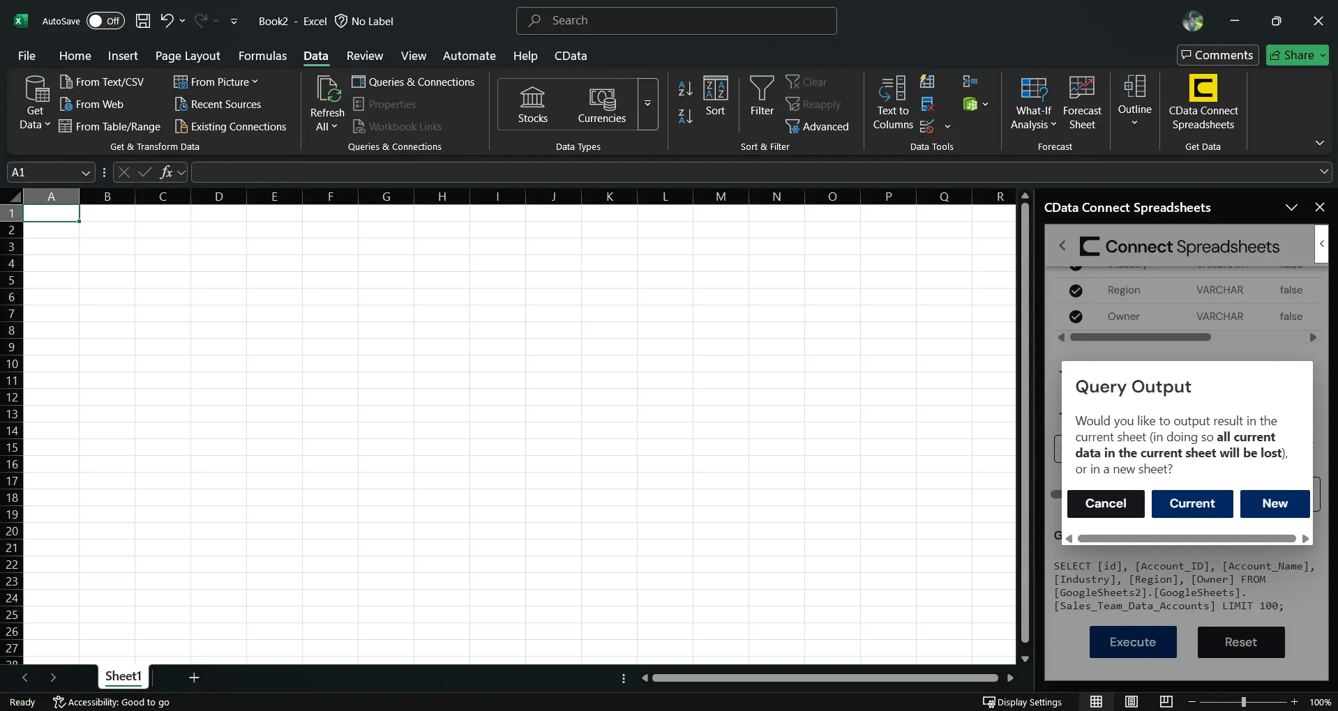 Access Live Workday Data in Excel (Desktop) through Connect Spreadsheets