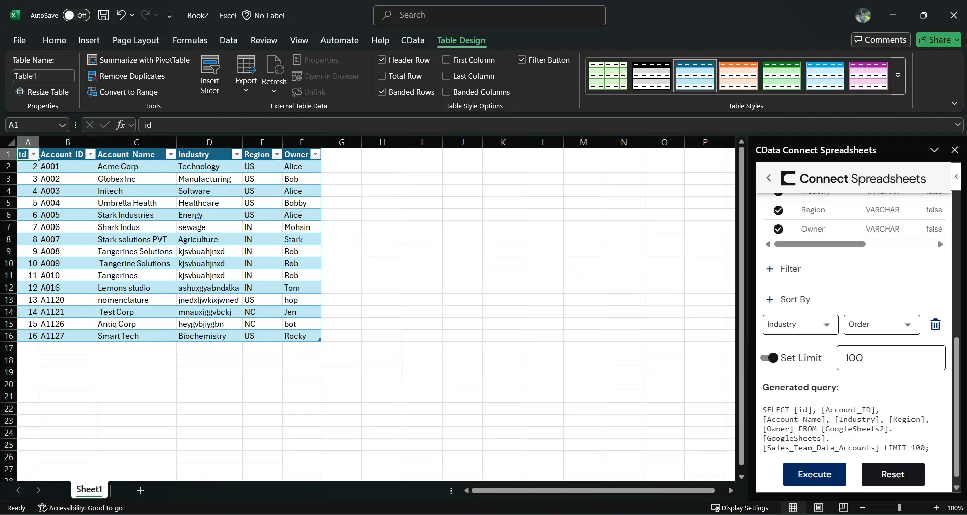Access Live Workday Data in Excel (Desktop) through Connect Spreadsheets