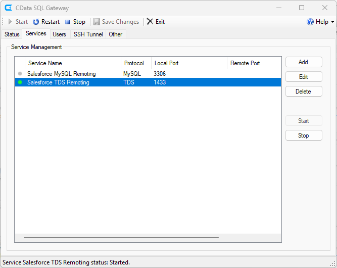Connect to Salesforce Data as a Linked Server