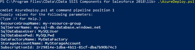 Deploy CData SSIS Components on Azure Data Factory Deploy CData SSIS Components on Azure Data Factory